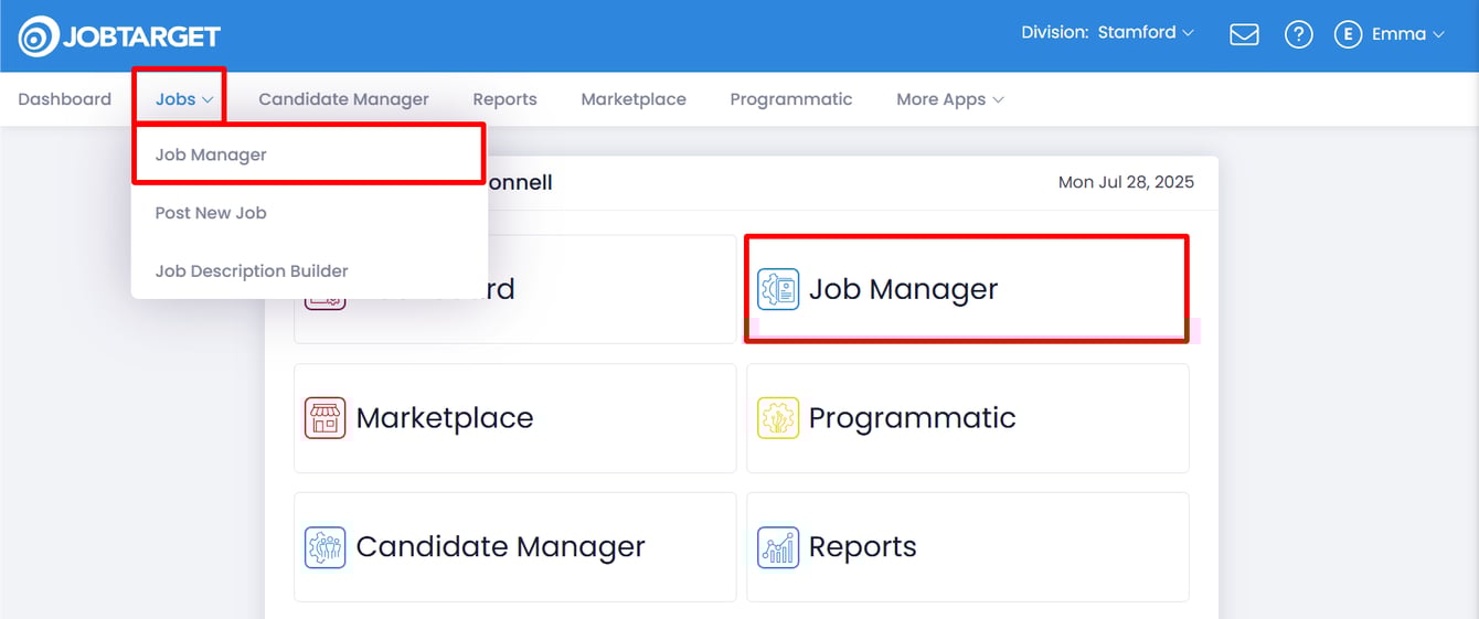 JobTarget Quick Start Guide