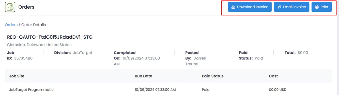 Where can I access receipts or invoices?